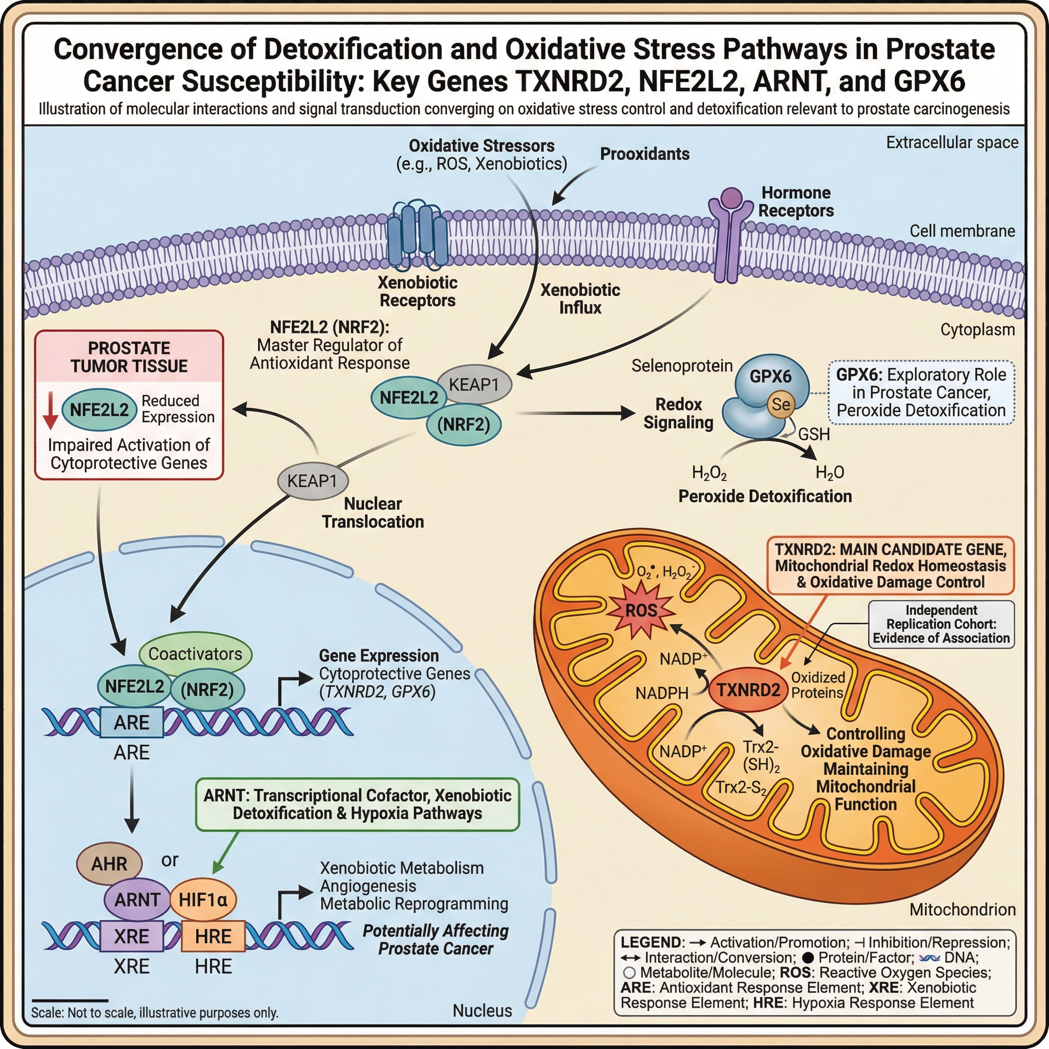 Schematic representation of four key genes involved in de... | SciDraw ...