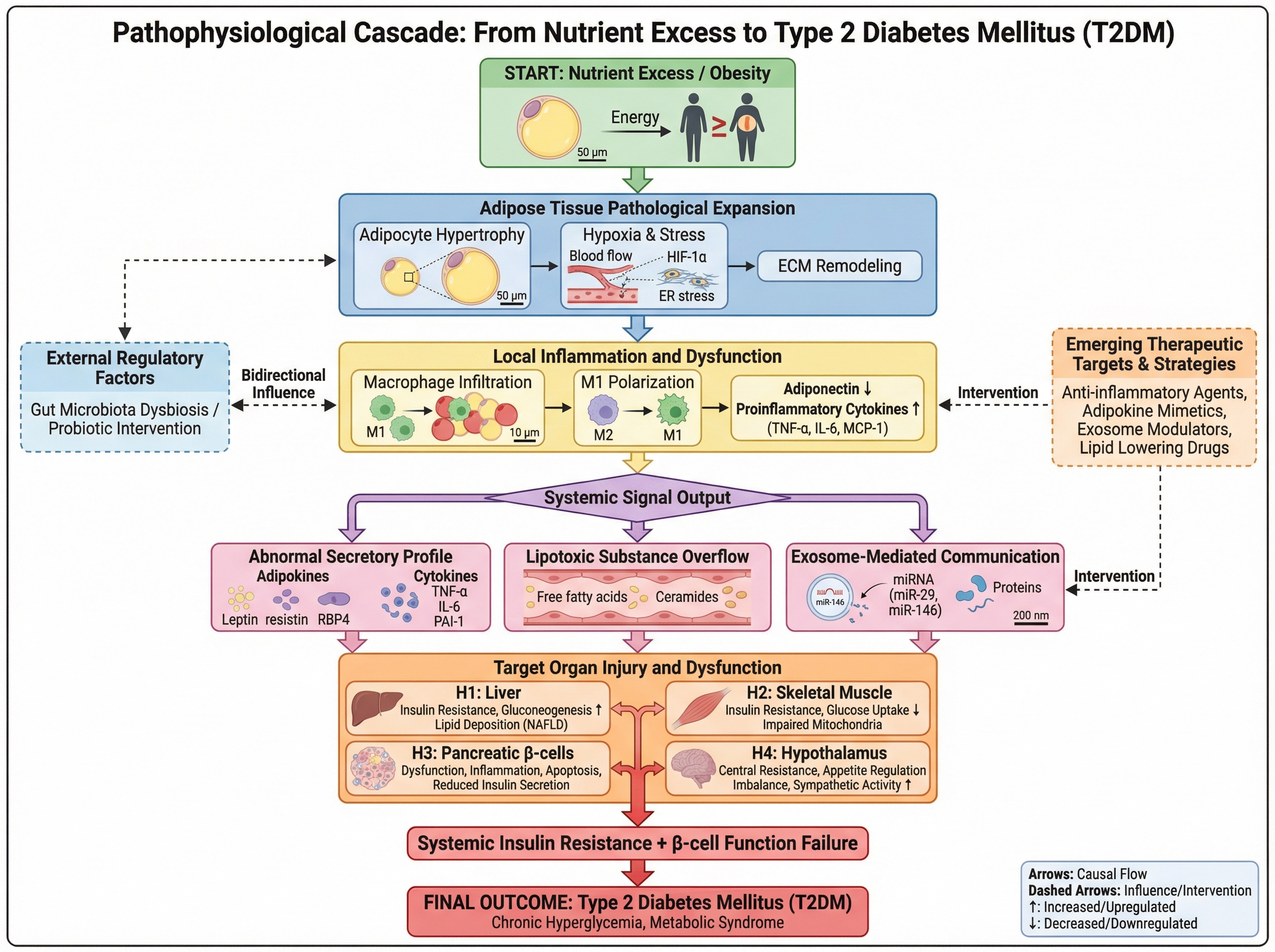 Flowchart TD A[Start: Overnutrition/Obesity] --> B[Pa... | SciDraw Gallery